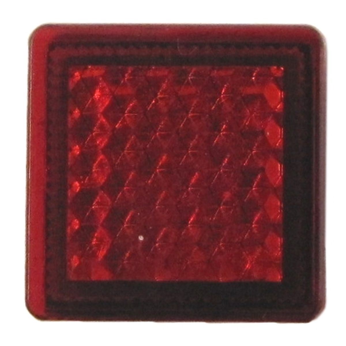 Reflector Red Square 10 x Stick-on 20mm x 20mm (Per 10) | eBay