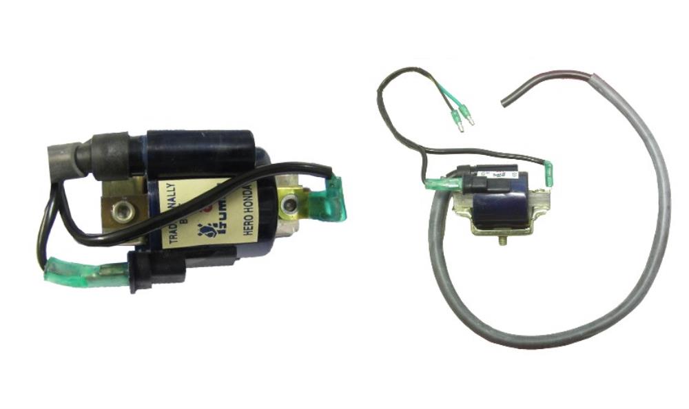 Ignition Coil 6v AC 2 Bullet Connectors Single Rear Mounting | eBay