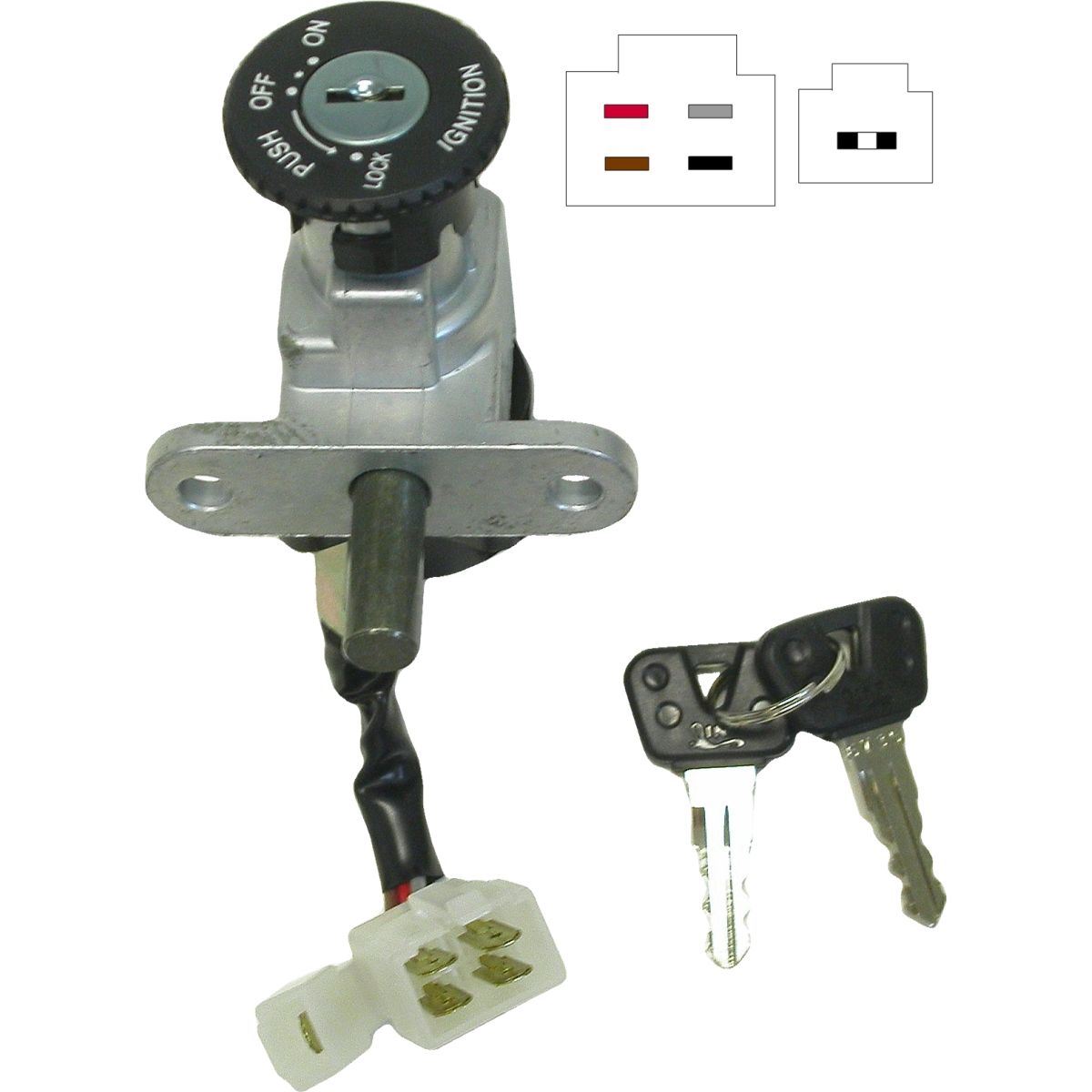 Ignition Switch for 1989 Yamaha CG 50 W Jog (E/Start) | eBay